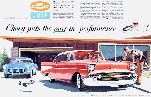 22 Amazing Vintage Ads of 1957 Chevrolet | Vintage News Daily