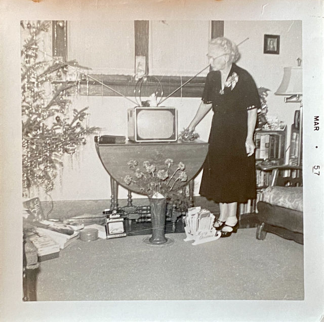 30 Vintage Snapshots of People Posing With Their Television Sets in the ...