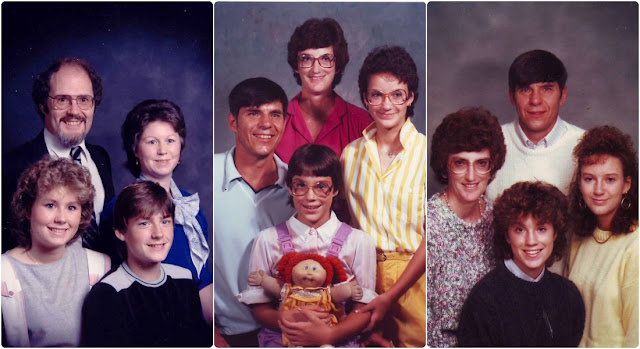 35 Lovely Studio Portrait Photos of Families in the 1980s | Vintage ...
