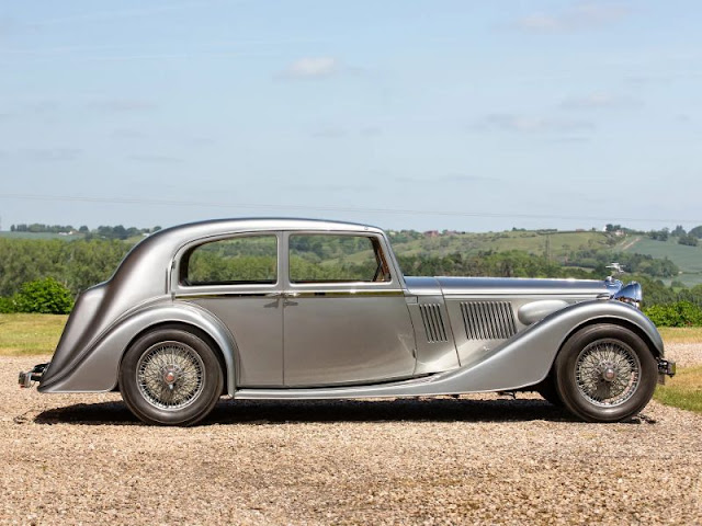 Amazing Photos of the 1937 Alvis 4.3 Litre SA ‘Pillarless’ Saloon ...