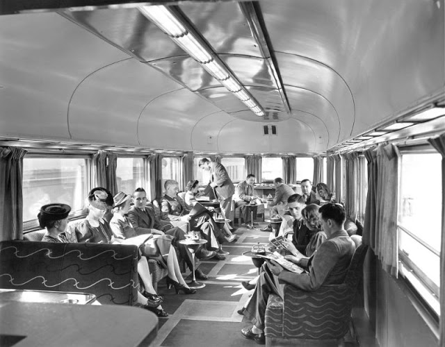 Amazing Photos Show the Interiors of CB&Q Passenger Rolling Stock From ...