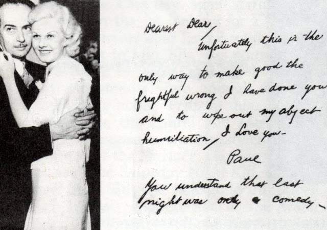 Photos of Jean Harlow and Her Second Husband Paul Bern During Their ...