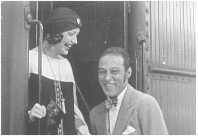 Last Photos of Rudolph Valentino and His Wife Natacha Rambova Together ...