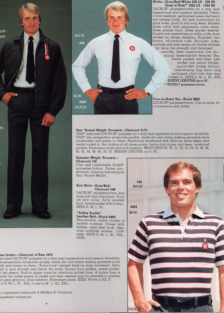 1980s Gas Station Fashions: Beautiful Uniforms for Texaco Dealers in ...
