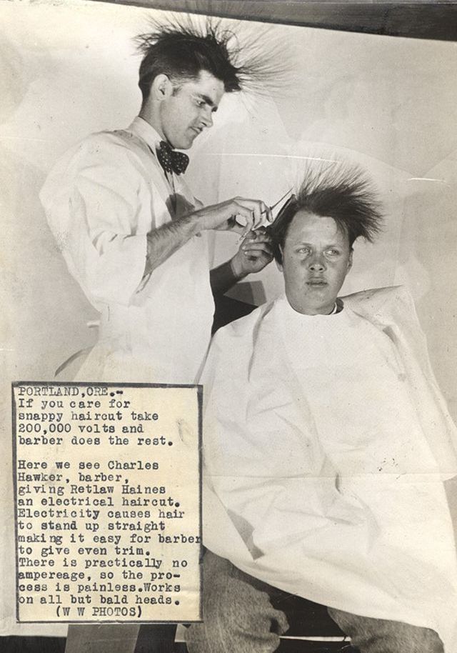 A Shock of Hair Receives a Shock | Vintage News Daily