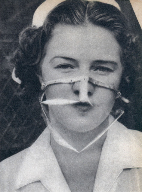 Surgical Mask Made From Transparent Material, 1938 | Vintage News Daily