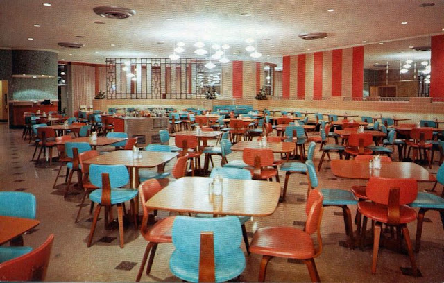 35 Vintage Postcards of American Cafeterias in the 1950s and ’60s ...