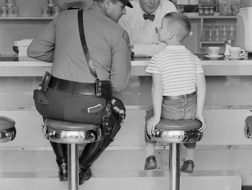 The Reference Photographs for Norman Rockwell’s ‘The Runaway’, 1958 ...