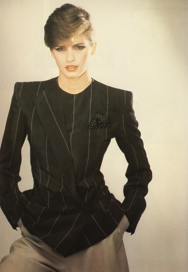 Gia Carangi Photographed by Aldo Fallai for Giorgio Armani, 1980 ...