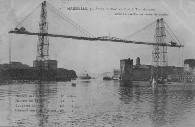 Vintage Photos of the Marseille Transporter Bridge, Which Was ...