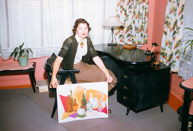 30 Beautiful Color Photos Capture People at Home in the 1950s | Vintage ...