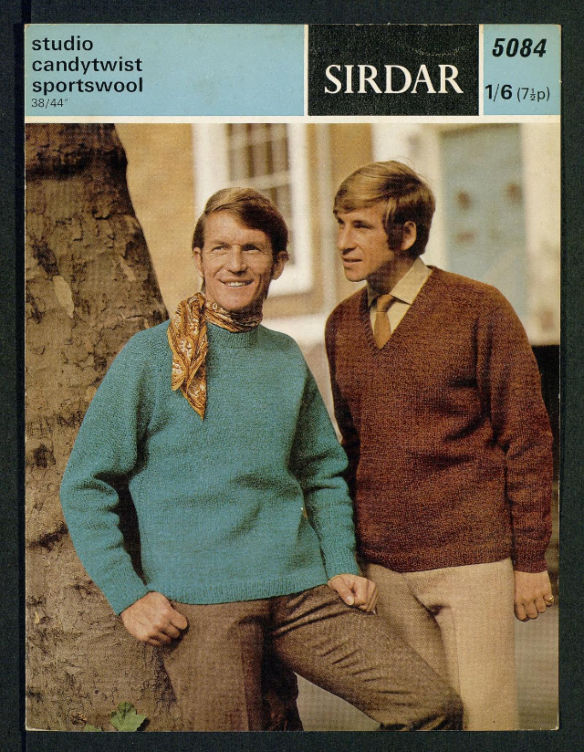 52 Wonderful Sirdar Men’s Sweater Knitting Patterns From the 1970s ...