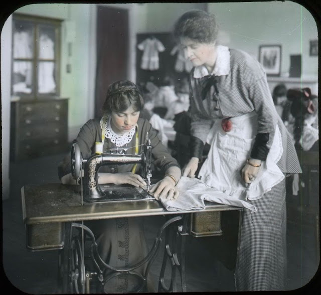 Amazing Lantern Slides of the Boston Trade School For Girls, circa 1914 ...