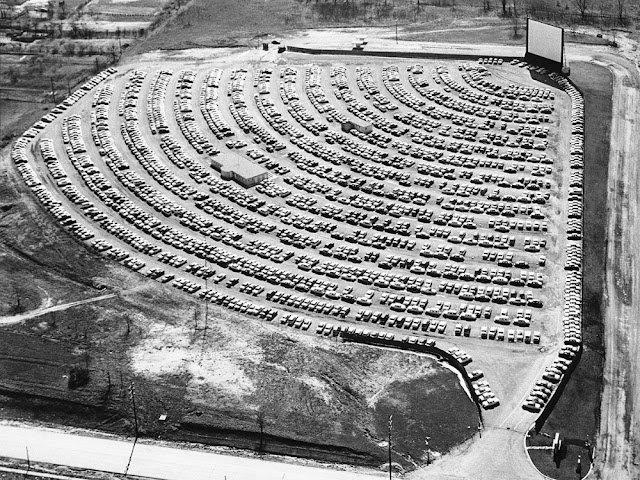 Amazing Aerial Views of Drive-in Movie Theaters From the 1950s and ...