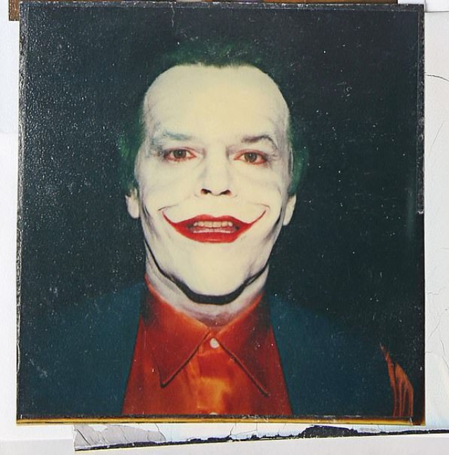 Jack Nicholson as the Joker in Costume Continuity Polaroids for Tim ...