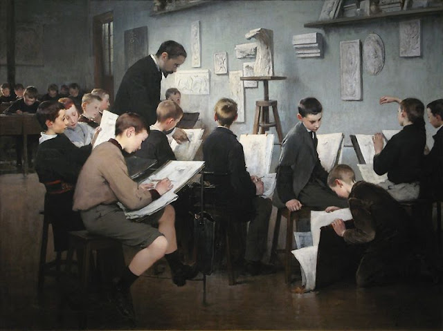 Jean Geoffroy: The Painter of Childhood and Schools | Vintage News Daily