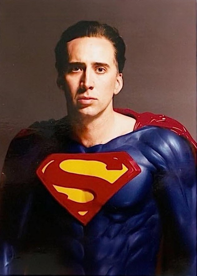 In 1997, Nicolas Cage Participated in Several Costume Tests for Tim ...
